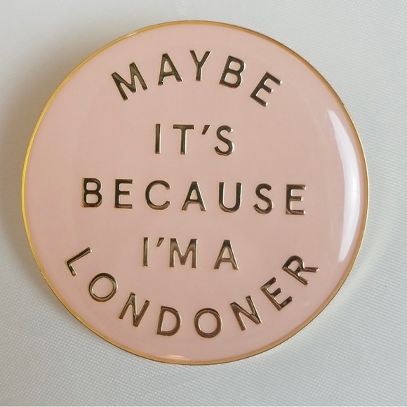 Burberry | Jewelry | Burberry London Pins Brooch Maybe Its Because Im A ...